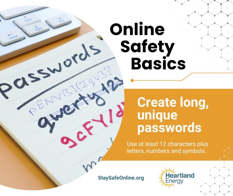 Stay smart, stay safe - Heartland Energy